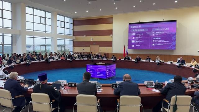 ВЭФ-2025. Пленарное заседании Российско-Китайского комитета дружбы, мира и развития.