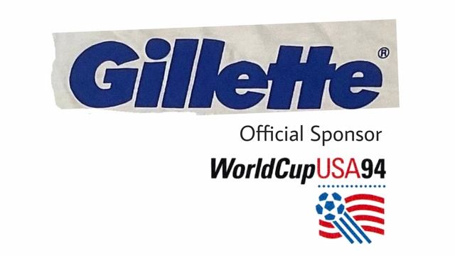 Gillette - Official Sponsor of the World Cup 94 in USA