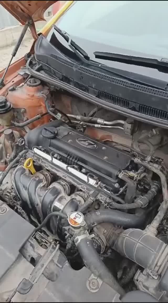 Двигатель G4FC 1.6L Hyundai Solaris (2016)