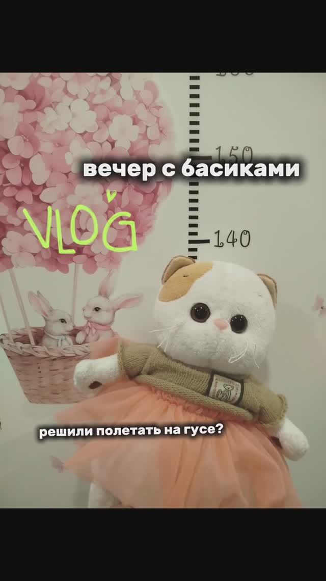 ВЕЧЕРНИЙ ВЛОГ С БАСИКАМИ 💕✨