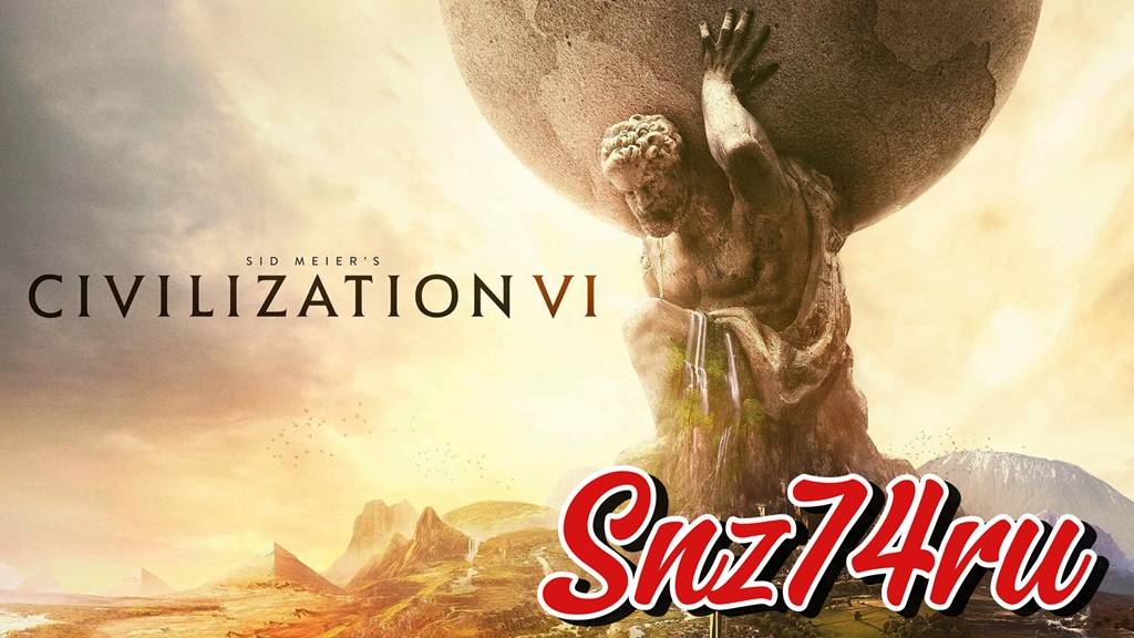 CIVILIZATION VI. РОССИЯ - ПЕТР 1. КАРТА - РЕАЛЬНЫЕ КОНТИНЕНТЫ #1