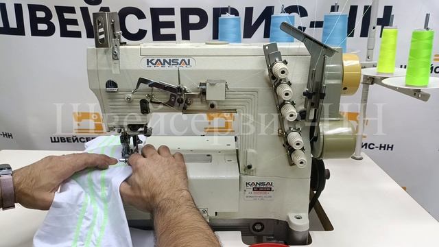 Плоскошовная машина Kansai Special WX-8803EMK (комплект) БУ (БЕЗ ОБРЕЗКИ КРАЯ)