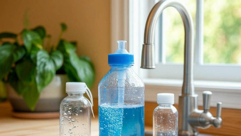Замена фильтра для воды.