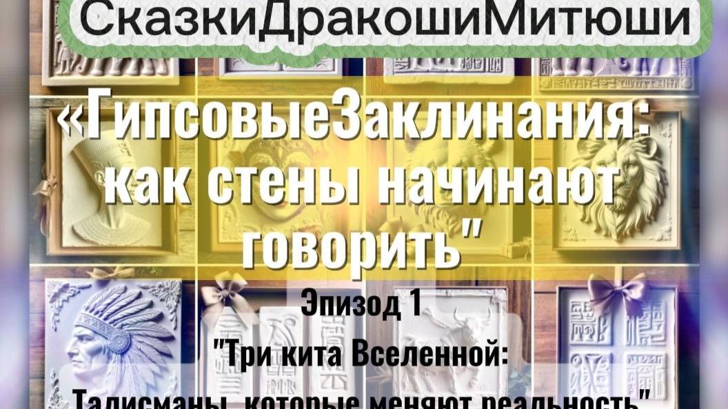 СкавзкиДракошиМитюшиСАГА8:«ГипсовыеЗаклинания:КакСтенаНачинаютГоворить»Эпизод1: «ТриКитаВселенной."