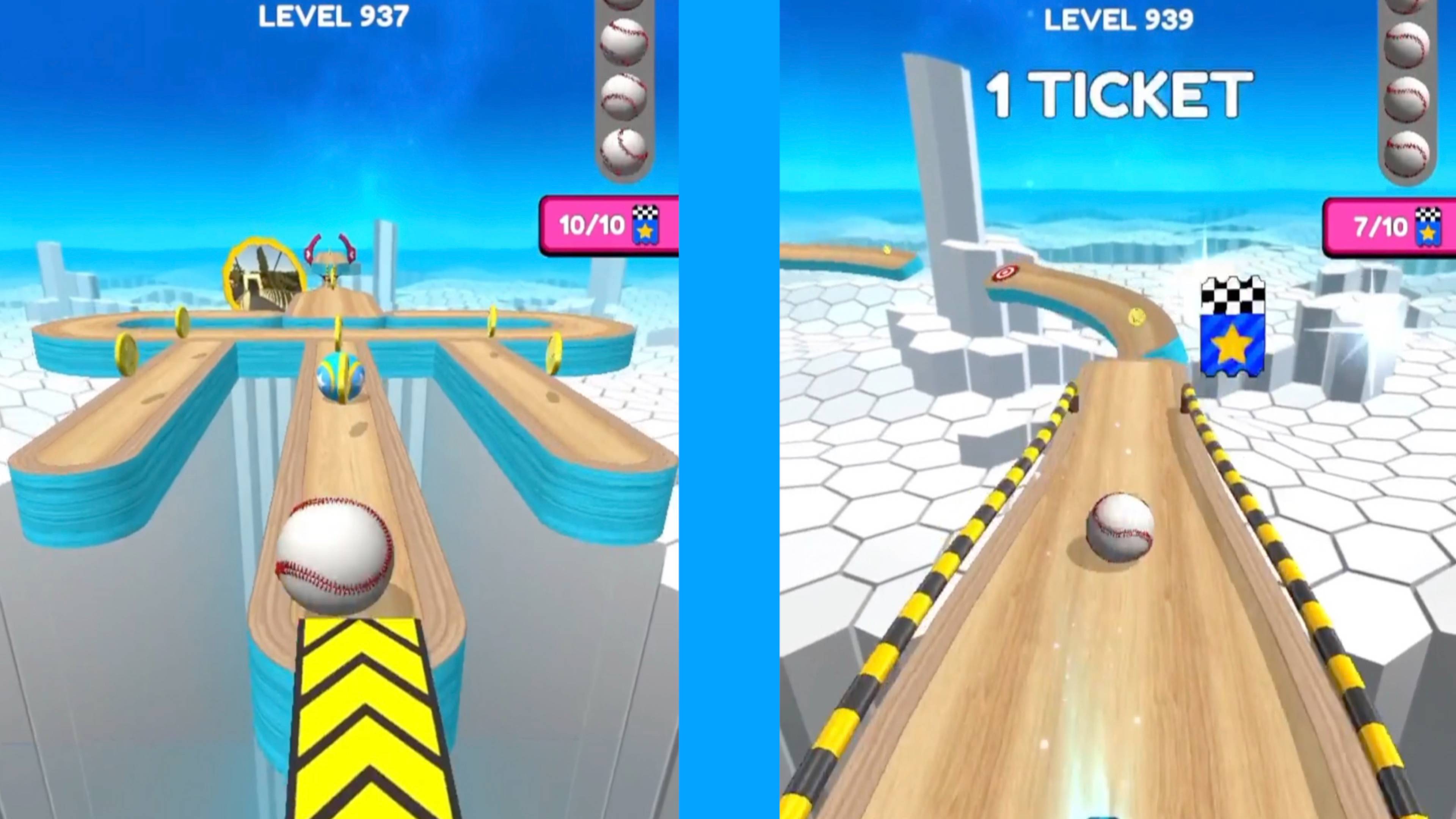 Going balls All Levels Gameplay IOS Android Going Balls levels 937 to 940 Banana frenzy Race