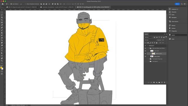 03 - Local colours and clipping mask