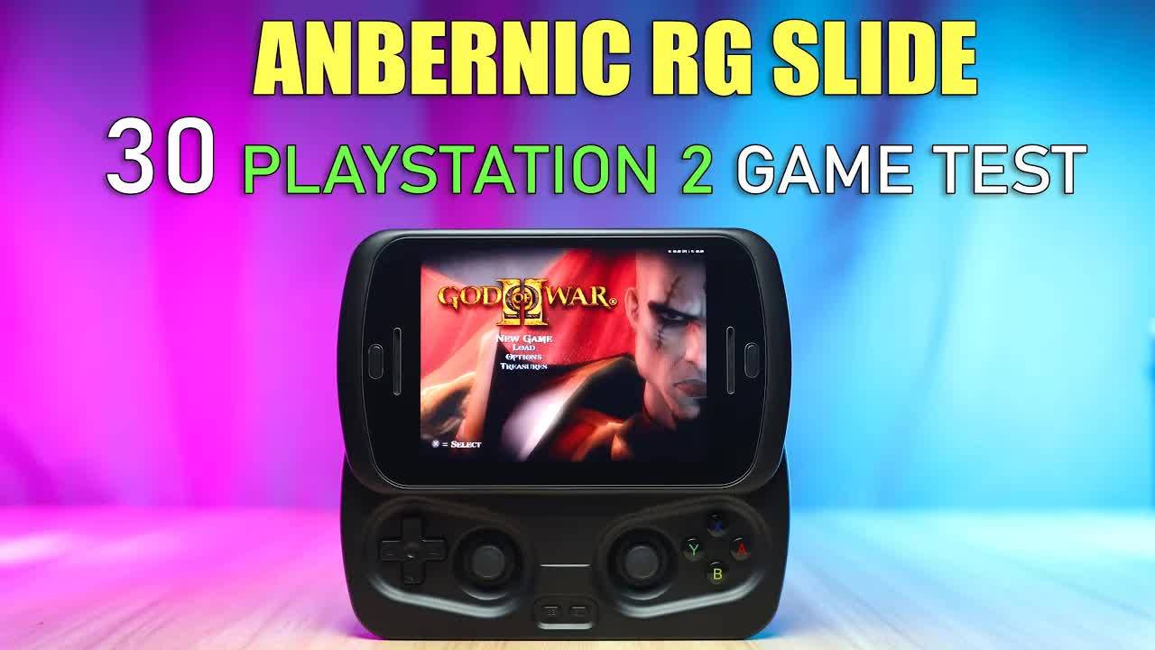 Anbernic RG Slide | Тест 30 игр с PS2