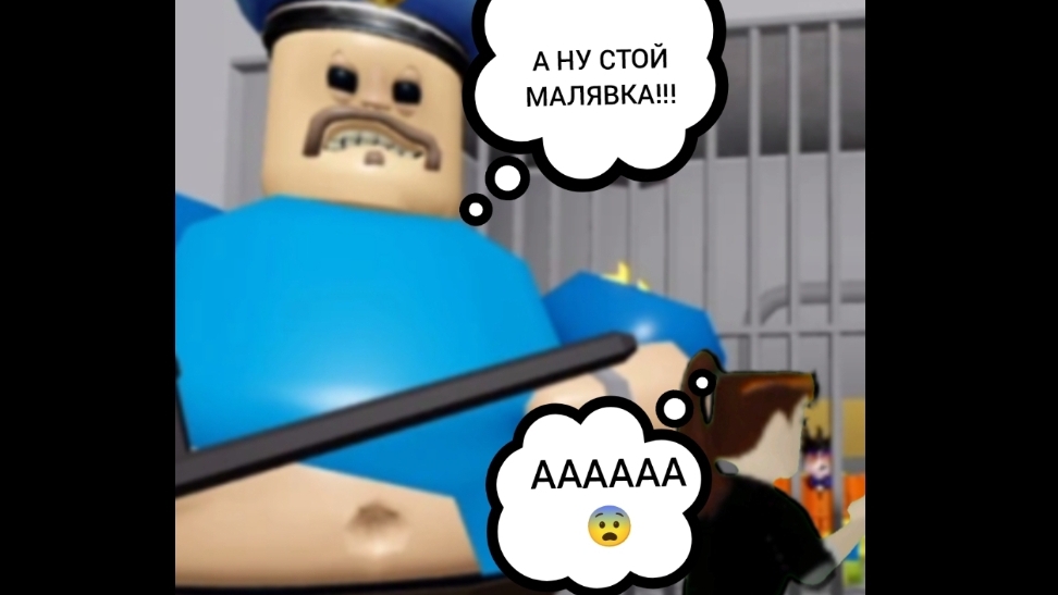 Сбегаю с тюрьмы Барри в Роблокс! 😱