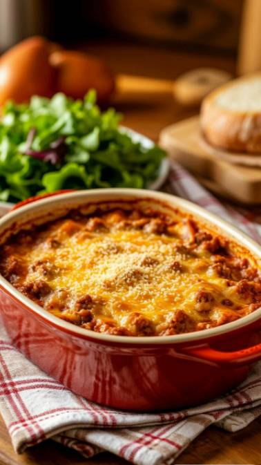 Картофельная запеканка с фаршем