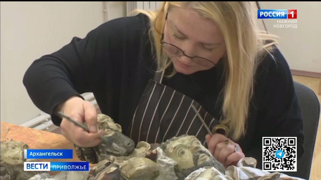 Уникальные скульптуры нижегородских храмов реставрируют в Архангельске