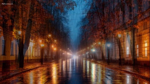 Ночной дождь | Одинокий город для размышлений, релакса и глубокого сна