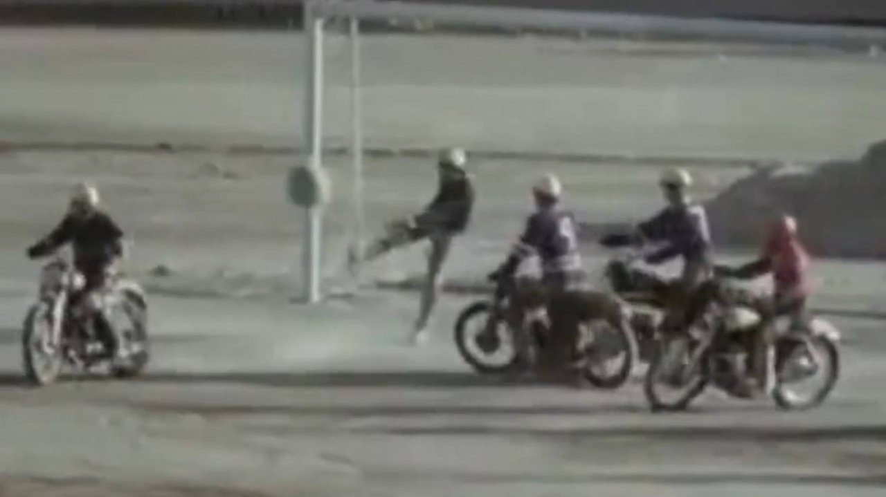 1986 год. Мяч и колёса. Мотобол.