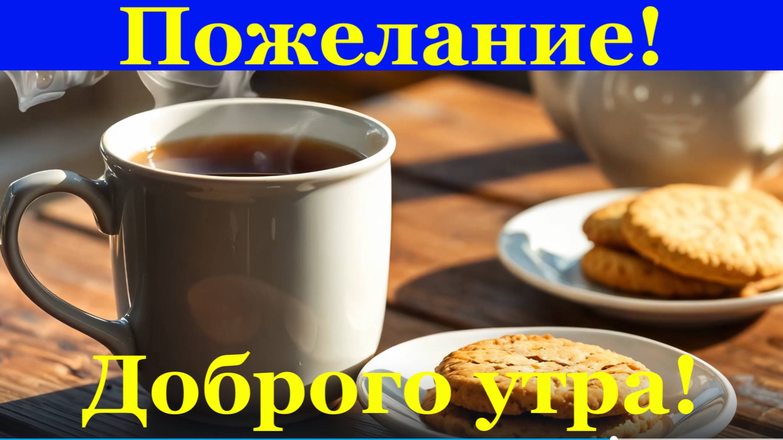 Пожелание доброго утра для женщины!