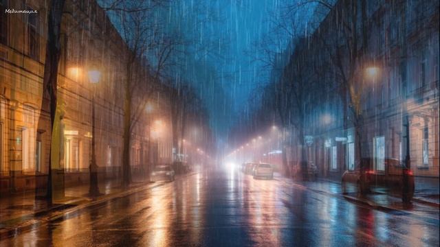 Дождь на улице: 5 часов шум дождя и грома для учебы и сна