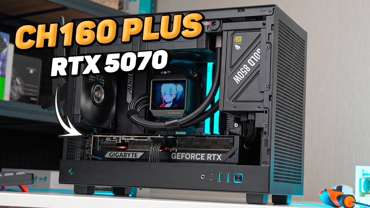 МАЛЕНЬКАЯ МОЩЬ С RTX 5070 В CH160 PLUS