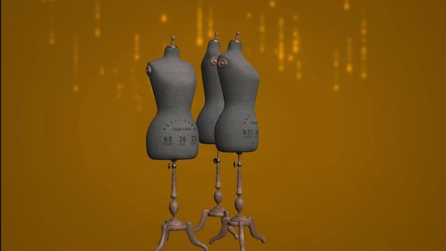 Historical mannequins: bust 36, waist 27