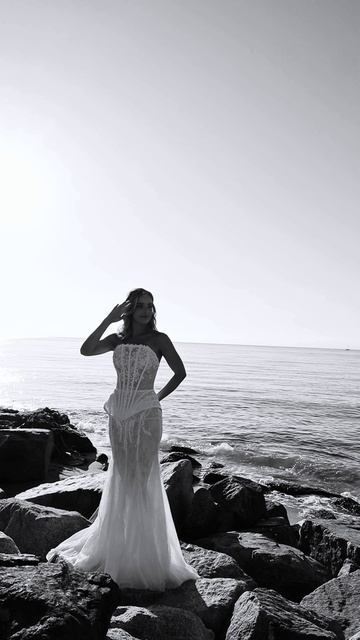 Свадебное платье Яникс из коллекции «Golden hour» 2026, от бренда Gabbiano