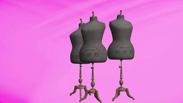 Historical mannequins: bust 48, waist 37