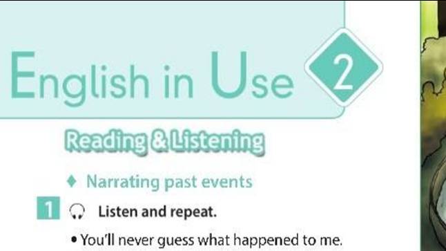 Spotlight 7, mod 2, Eng in use, words