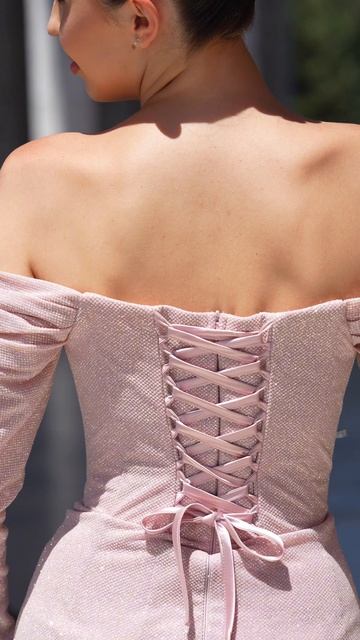 Вечернее платье Саша в лиловом цвете