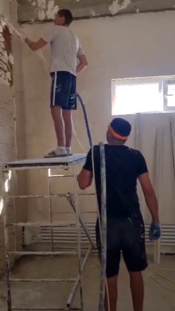 Штукатурим объект со штукатурной станцией Гранд 3