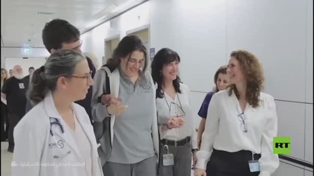 اللقطات الأولى للباحثة الإسرائيلية الروسية إليزابيث تسوركوف بعد إطلاق سراحها في العراق