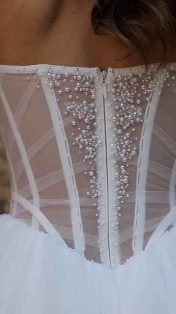 Свадебное платье Юзетта из коллекции «Golden hour» 2026, от бренда Gabbiano