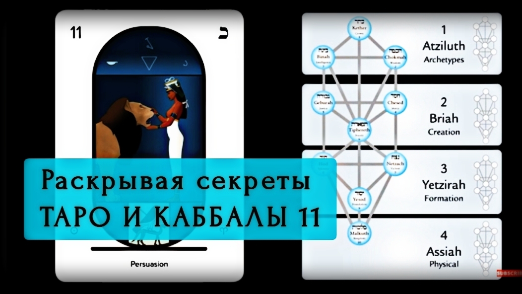 11. СЕКРЕТЫ ТАРО И КАББАЛЫ | Принуждение или убеждение | 11- й аркан Таро и Каббалы