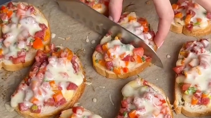Быстрый перекус - горячие Бутерброды...🥪😋