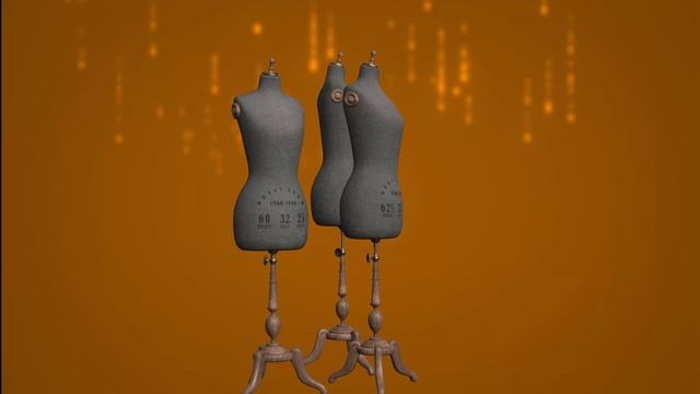 Historical mannequins: bust 32, waist 25