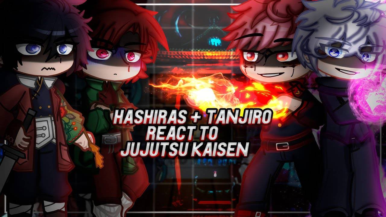 Реакция Столпов + Танджиро на Магическую битву / Персонажи КРД / Гача реакция / Demon Slayer