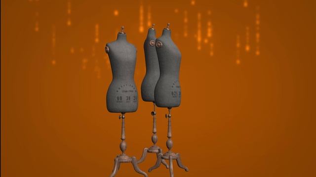 Historical mannequins: bust 30, waist 24