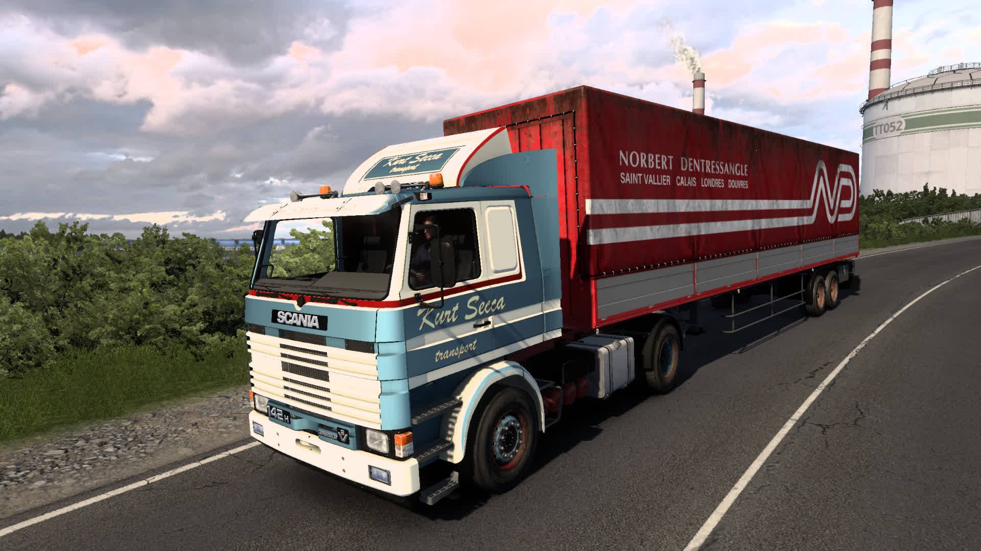 389 / ETS 2 1.55 / SCANIA 142H V8 / Русская сборка.