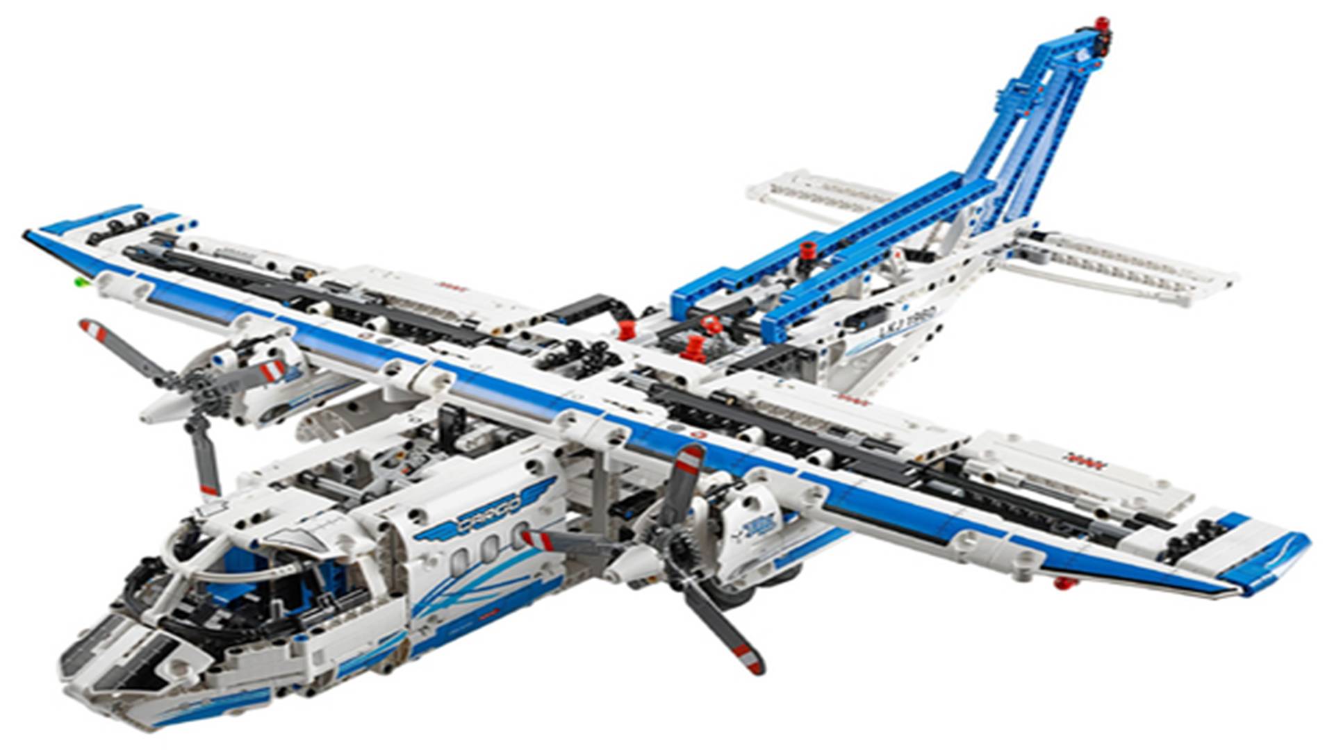 Lego Technic 42025 Грузовой самолет и судно на воздушной подушке