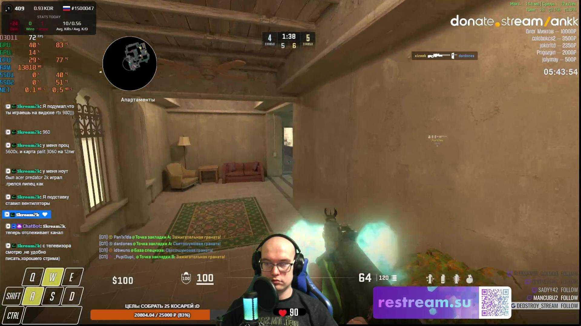 UnluckyStream422 FACEIT | Restream.su