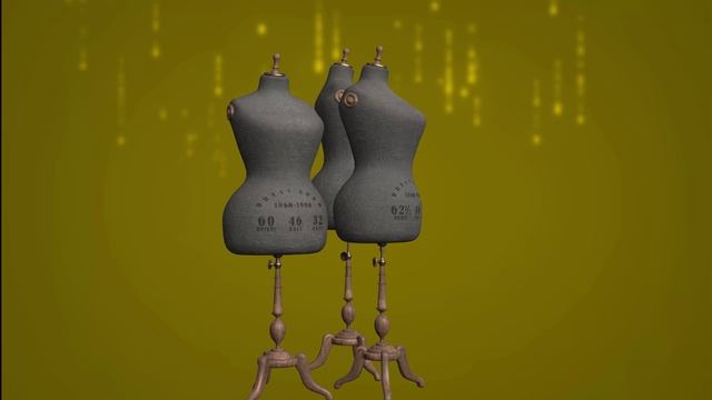 Historical mannequins: bust 46, waist 32