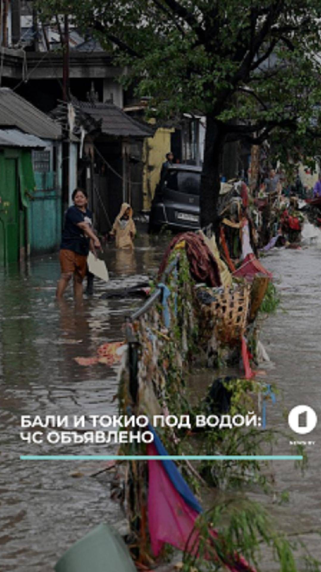 Ливни в Бали и Токио: 14 погибших, аэропорты парализованы.