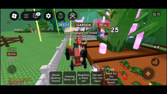 Вышло обновление в игре вырасти сад добавили осенний рынок