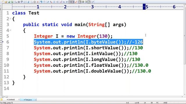 Java Wrapper class Part - 2