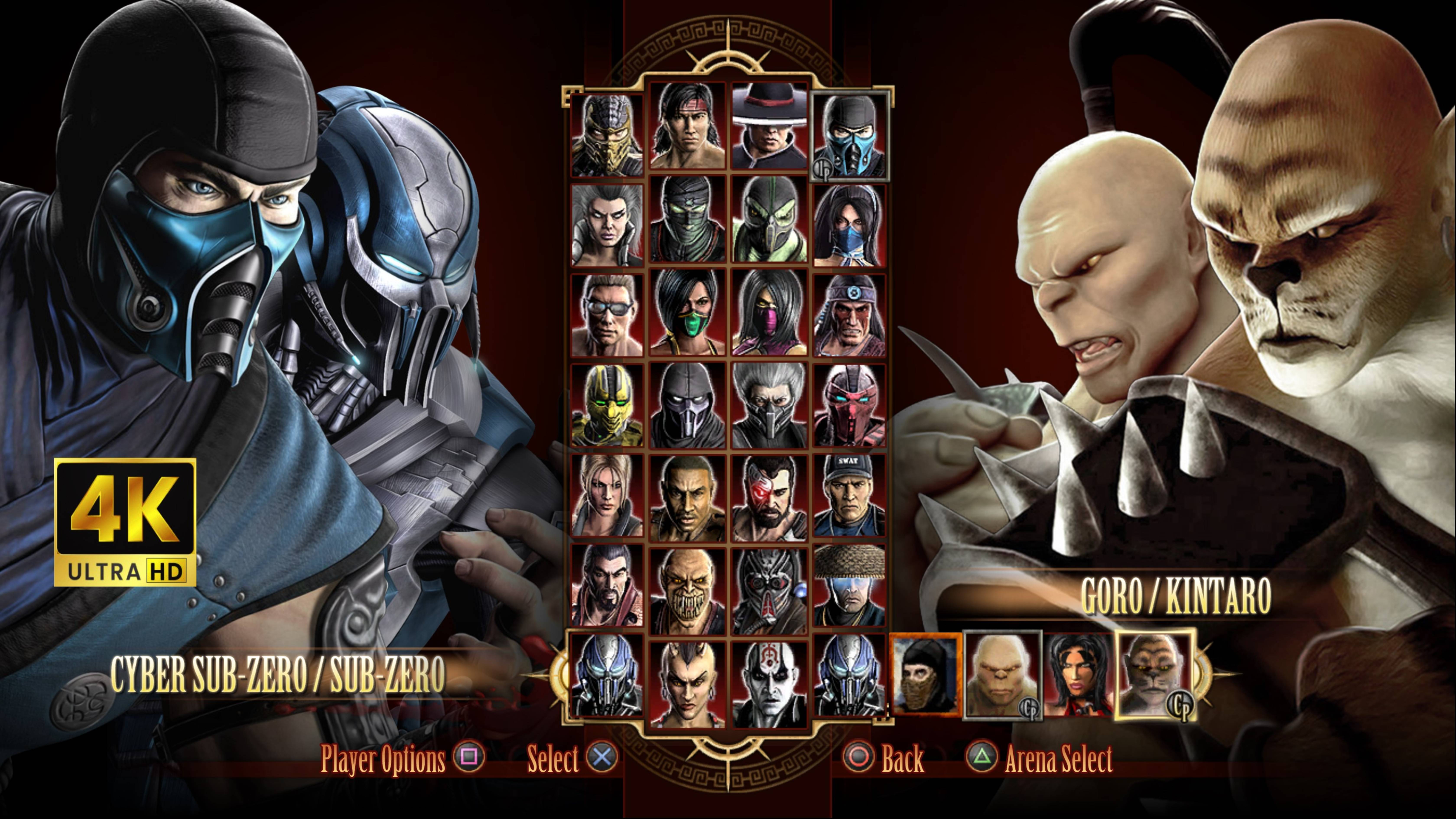 Игра за Cyber Sub-Zero & Sub-Zero в Mortal Kombat Komplete Edition на PS3 Expert в 4K