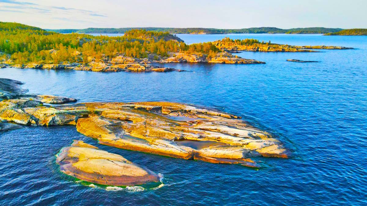 Фьорды, острова, скорость, Ладога