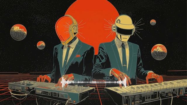 Daft Punk Analog Frequency🪩🤖 ｜ Chill Disco, Electro Funk, Neo Soul, Retro Groove Playlist