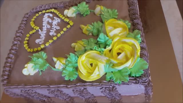 Как сделать ТОРТ КНИГУ Украшаем торт кремом в домашних условиях Cake decorating Украшение тортов