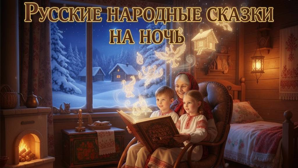 🌙 Засыпай, как в детстве: 10 волшебных русских сказок на ночь! 🛌✨
