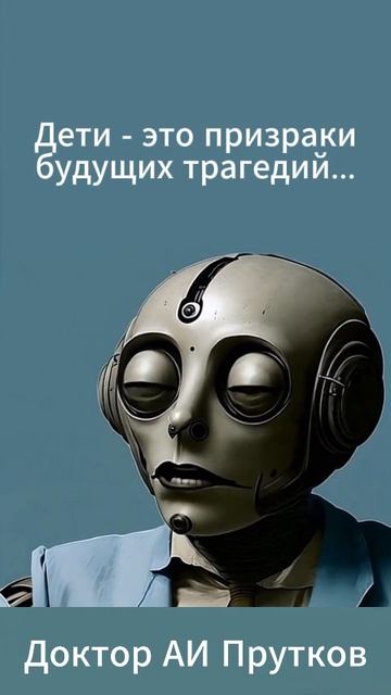 Дети - это призраки будущих трагедий