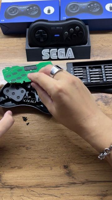 8bitDo M30 - замена кнопки Start (Replacing the Start button) #8bitdo #8bitdom30 #sega #megadrive