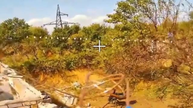 Станковый гранатомёт МК-19 иностранного производства уничтожен, вместе с расчетом. Запарожское напр