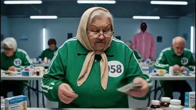 Игра в кальмара пенсионеры часть