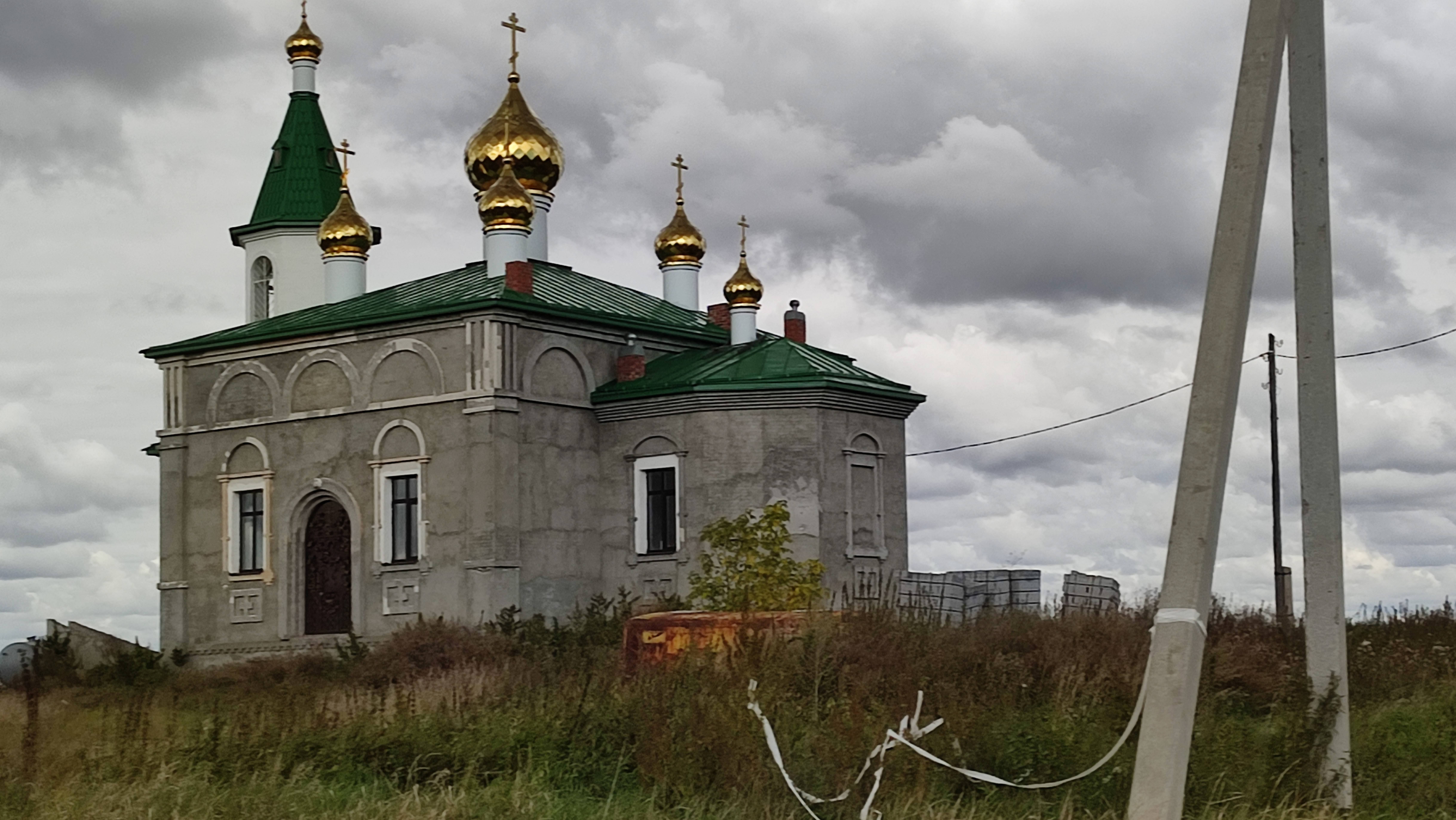 Новолетие. Село Серебряное, Омская обл, Крестный ход из старой церкви в новую
