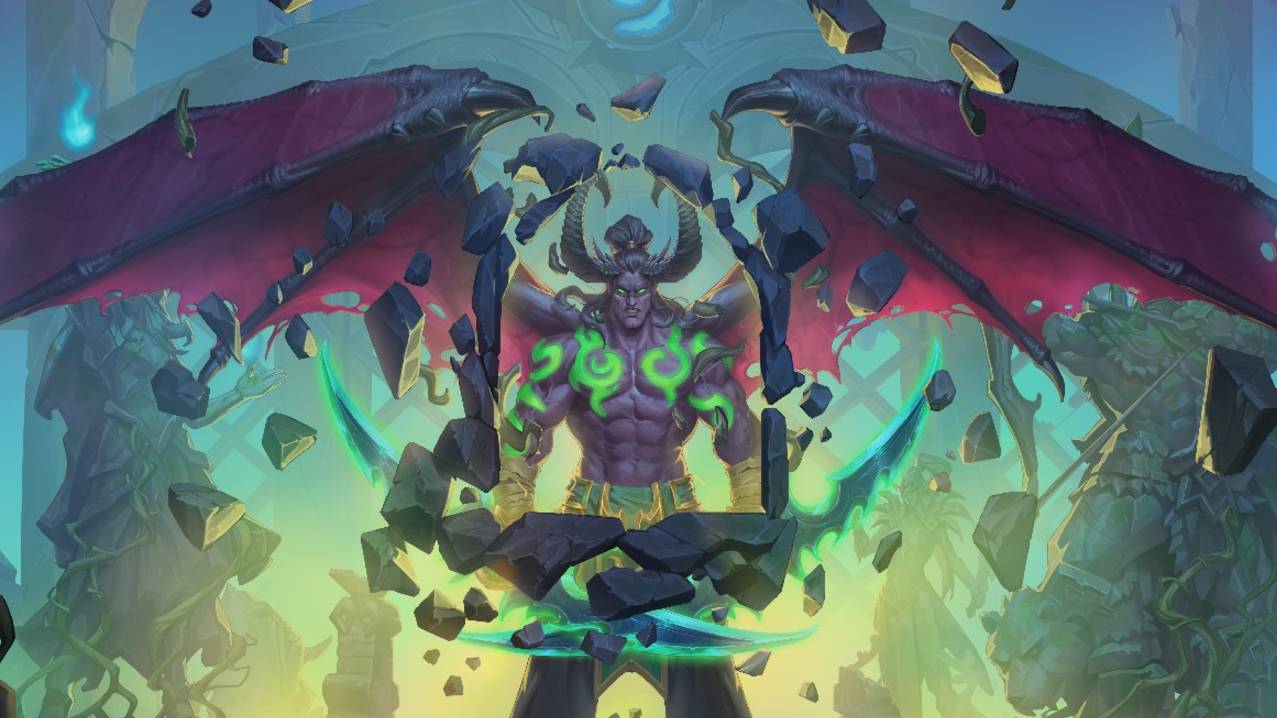 Warlock VS Rogue. ЧЕРНОКНИЖНИК НА ОБЛАСТЯХ. быстрый матч #37 #Hearthstone